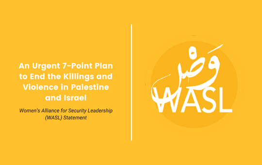 WASL Statement: An Urgent 7-Point Plan to End the Killings and Violence ...